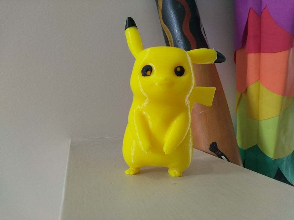 🎨 Pikachu MMU multi color with removable tail・Free STL File for ・Cults
